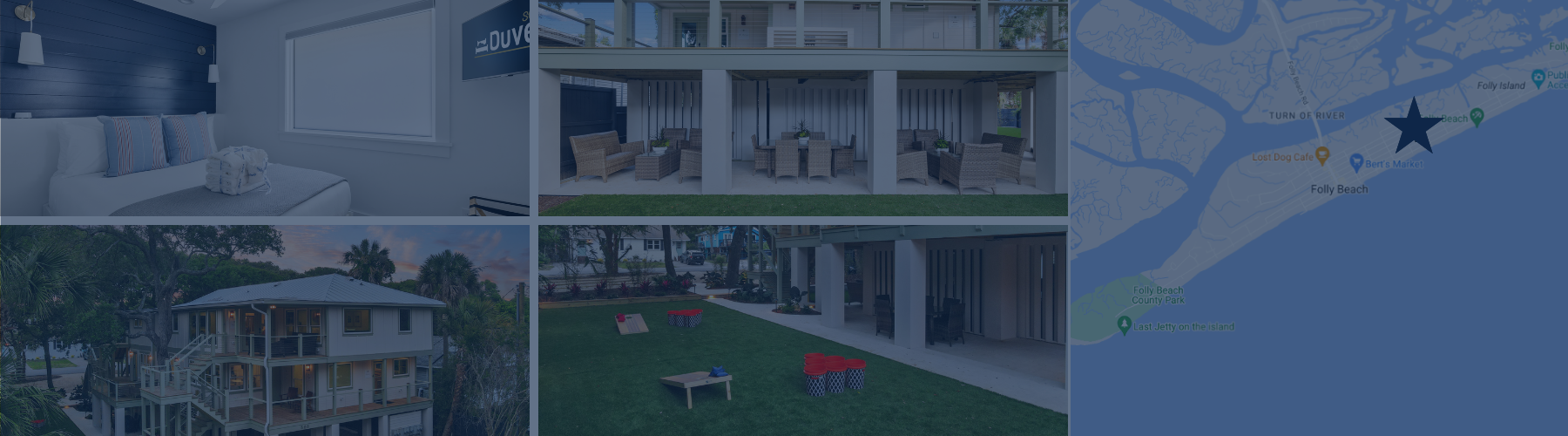 The Dellawisp Collection | Folly Beach Rentals for Large Groups